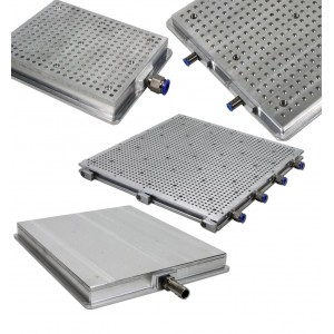 Vacuum tables for machining metals, wood, paper, foils and plastic ...