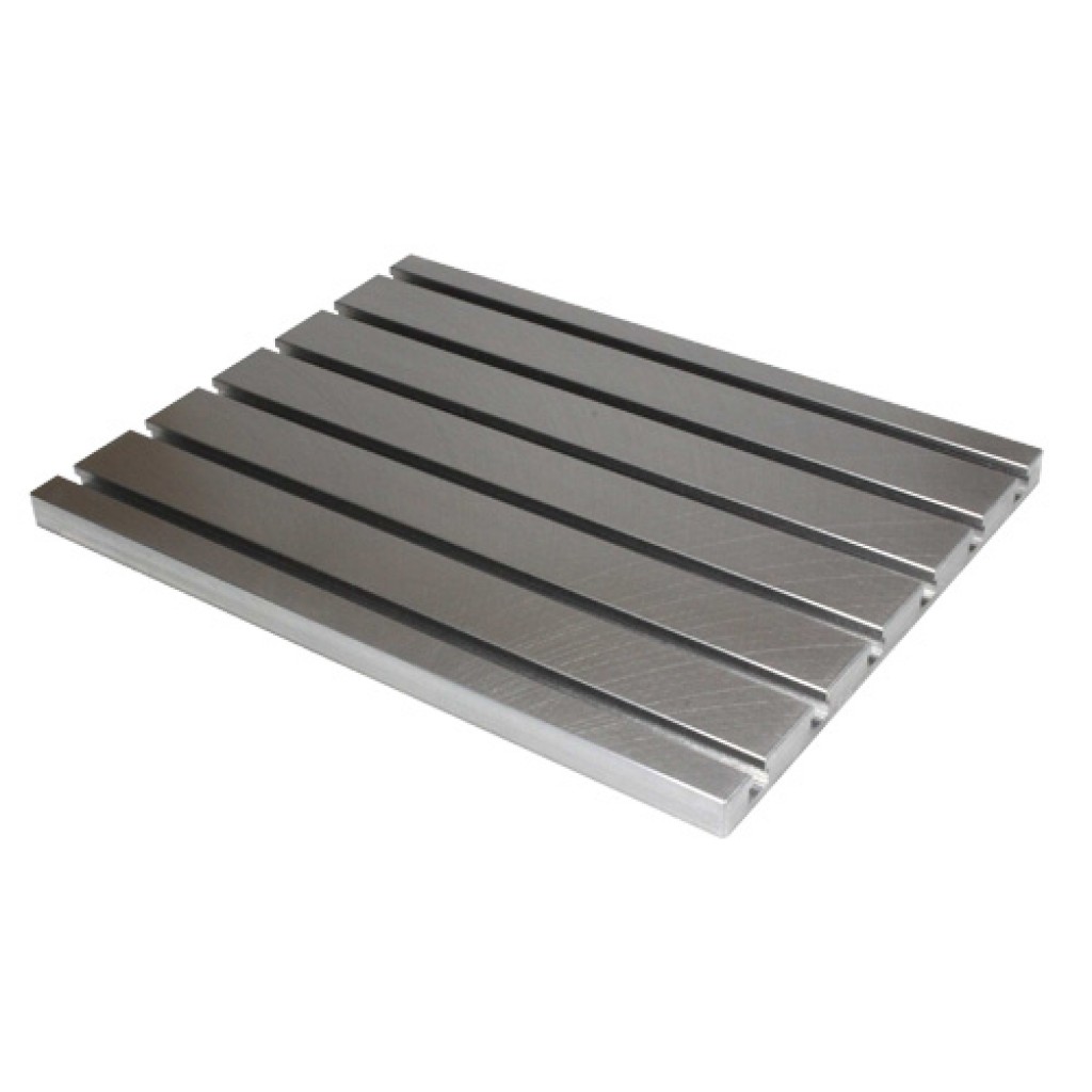 Finely Milled Steel T-slot plate 4020 - CNC Clamping