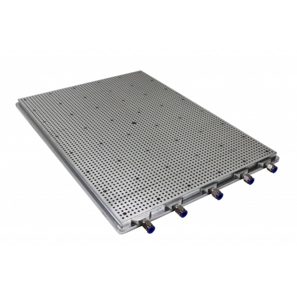 Vacuum table 7050 GAL for CNC metal working - CNC Clamping